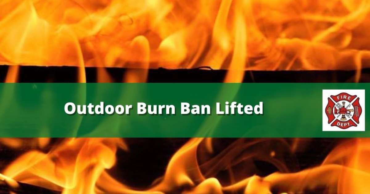 Burn Ban Lifted | Adelaide Metcalfe