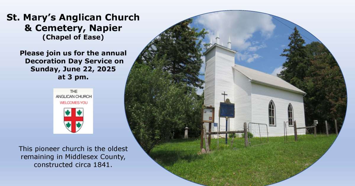 St.Mary's Anglican Church - Annual Decoration Day Service - June 22 ...